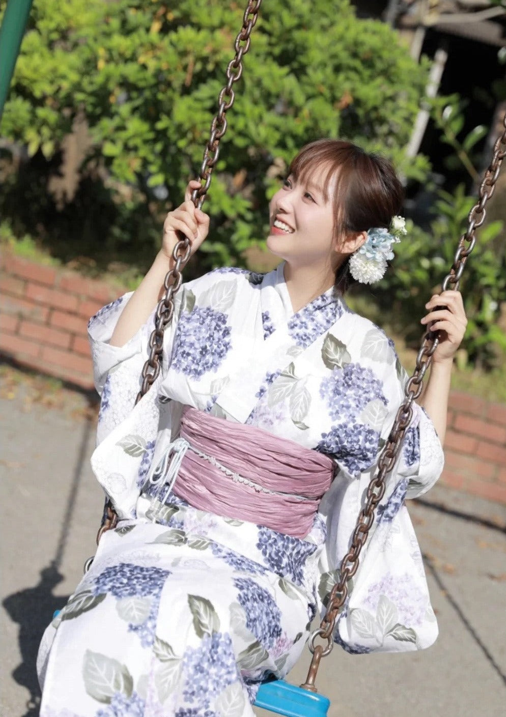 Women Festival Wear Yukata [Aohana] | Japanese Kimono Shop – En Yukata